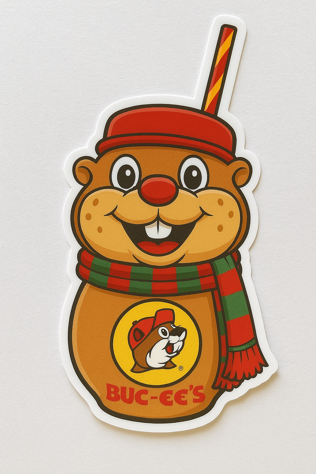 Buc-ee’s Beaver Cup Sticker by Reed’s Rubber Ducks – Reed’s Rubber ...