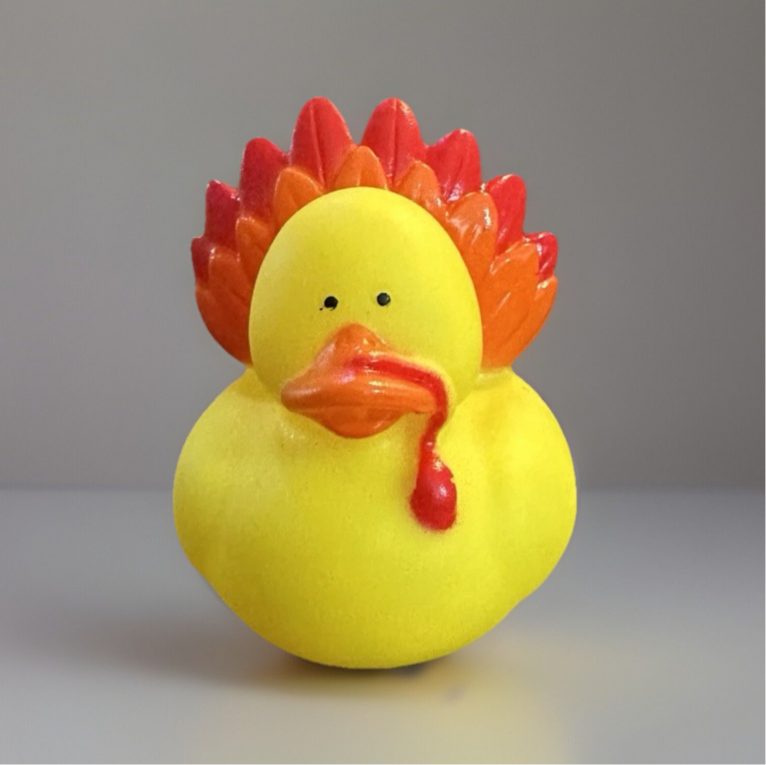 Thanksgiving Turkey Rubber Duck 2” for Festive Fun | Reed’s Rubber ...
